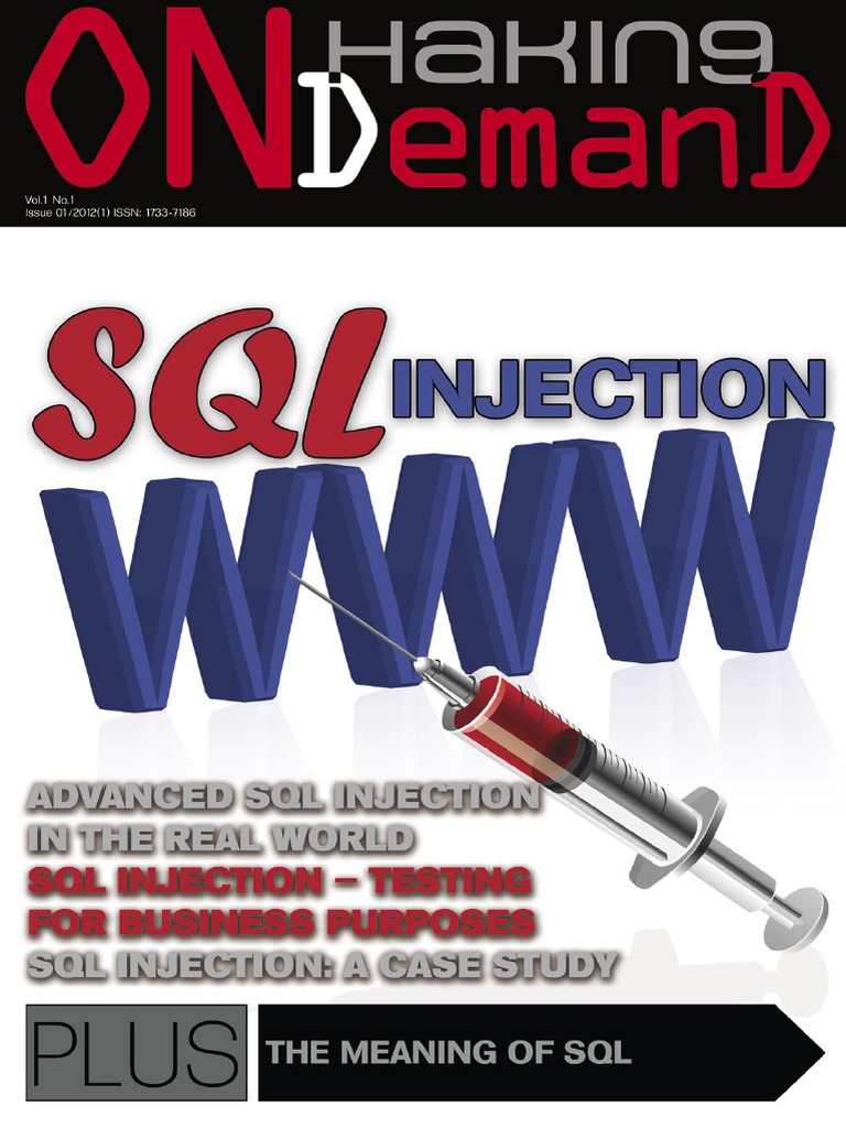 Hakin9 On Demand - 201202 - Hakin9 SQL Injection | PDF | Databases | Sql