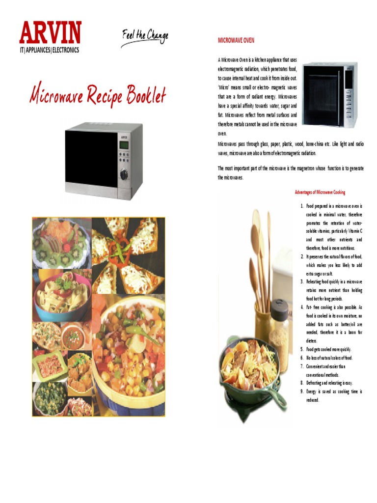 Arvin: Microwave Recipe Book Microwave Recipe Book Microwave Recipe ...