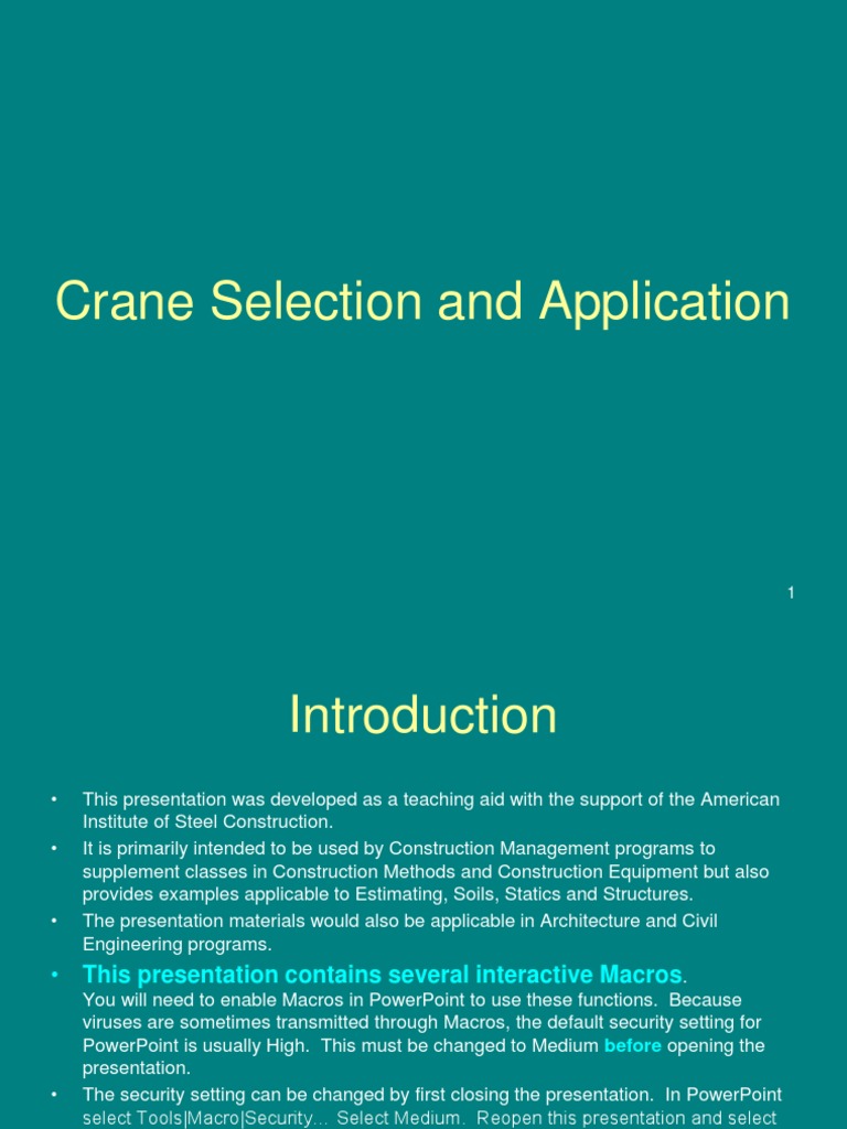 Crane | PDF | Crane (Machine) | Elevator