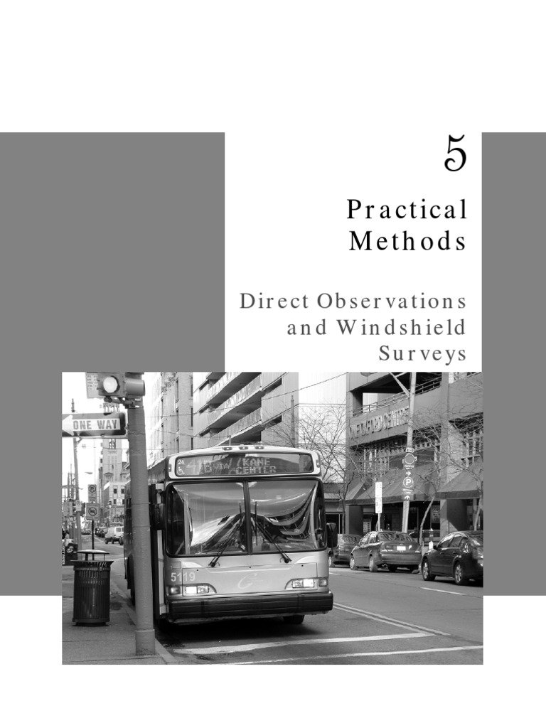 Community Windshield Surveys | PDF | Observation | Surveying