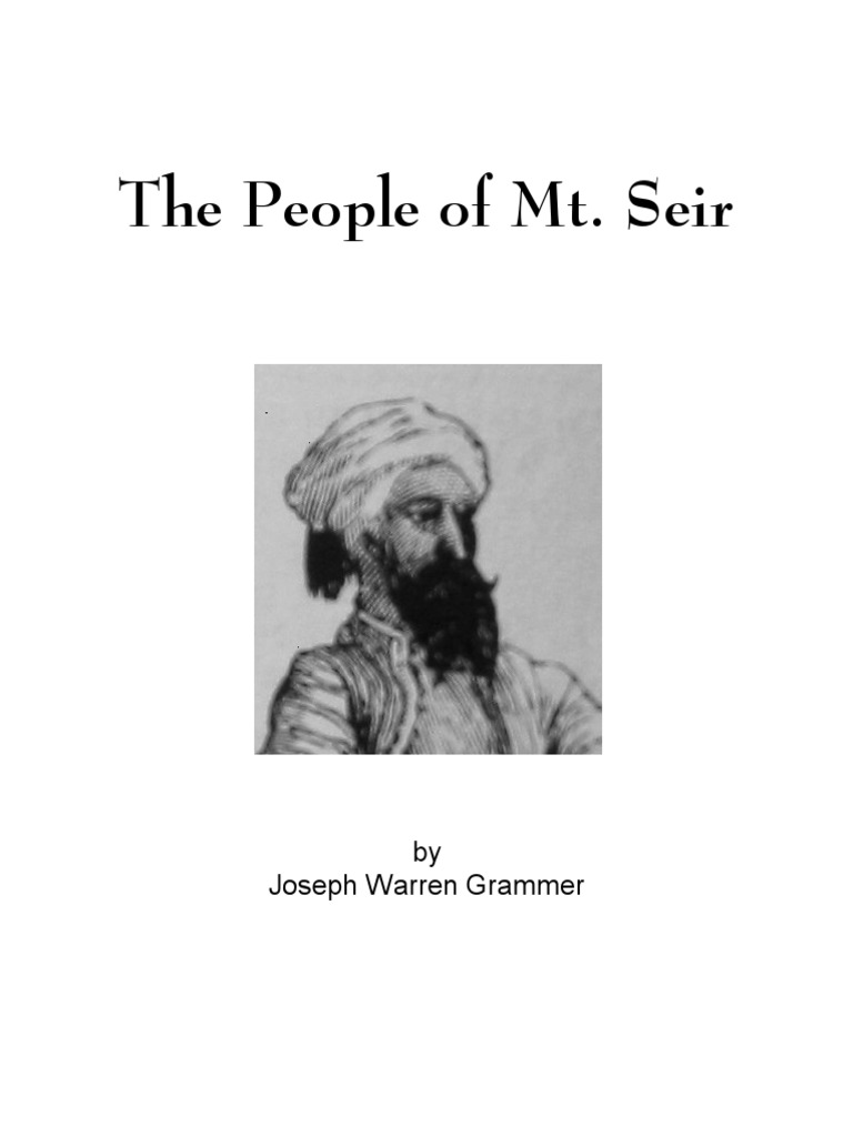 Mount Seir | PDF | Israelites | Jacob