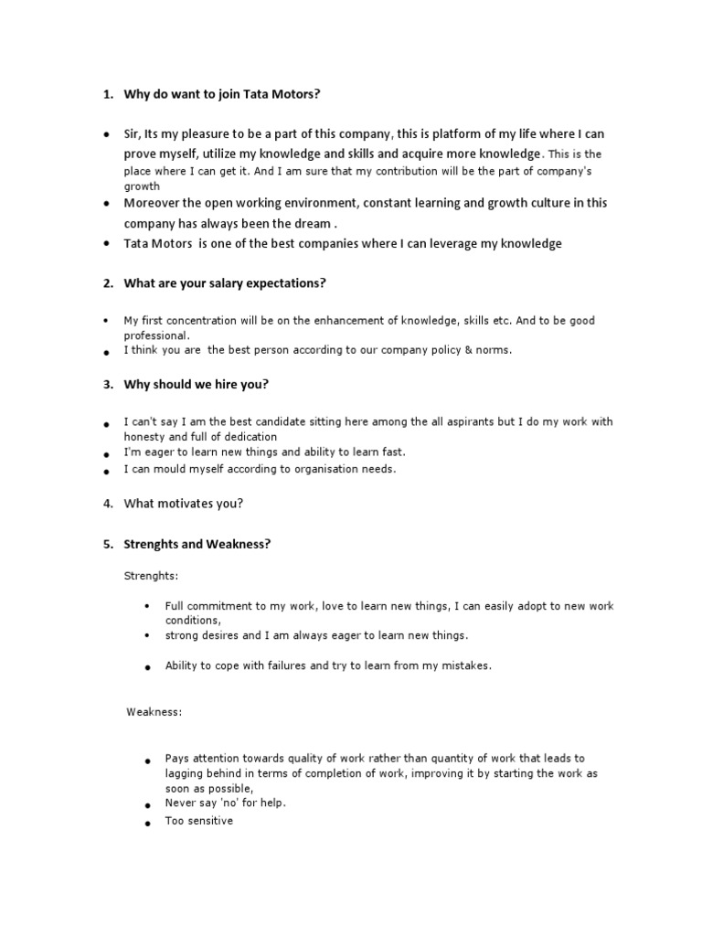 How To Answer Interview Questions | PDF | Behavior Modification | Learning