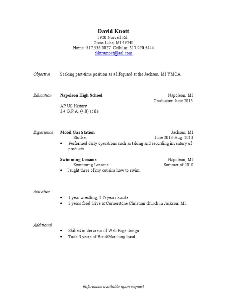 Resume-David Knott | PDF