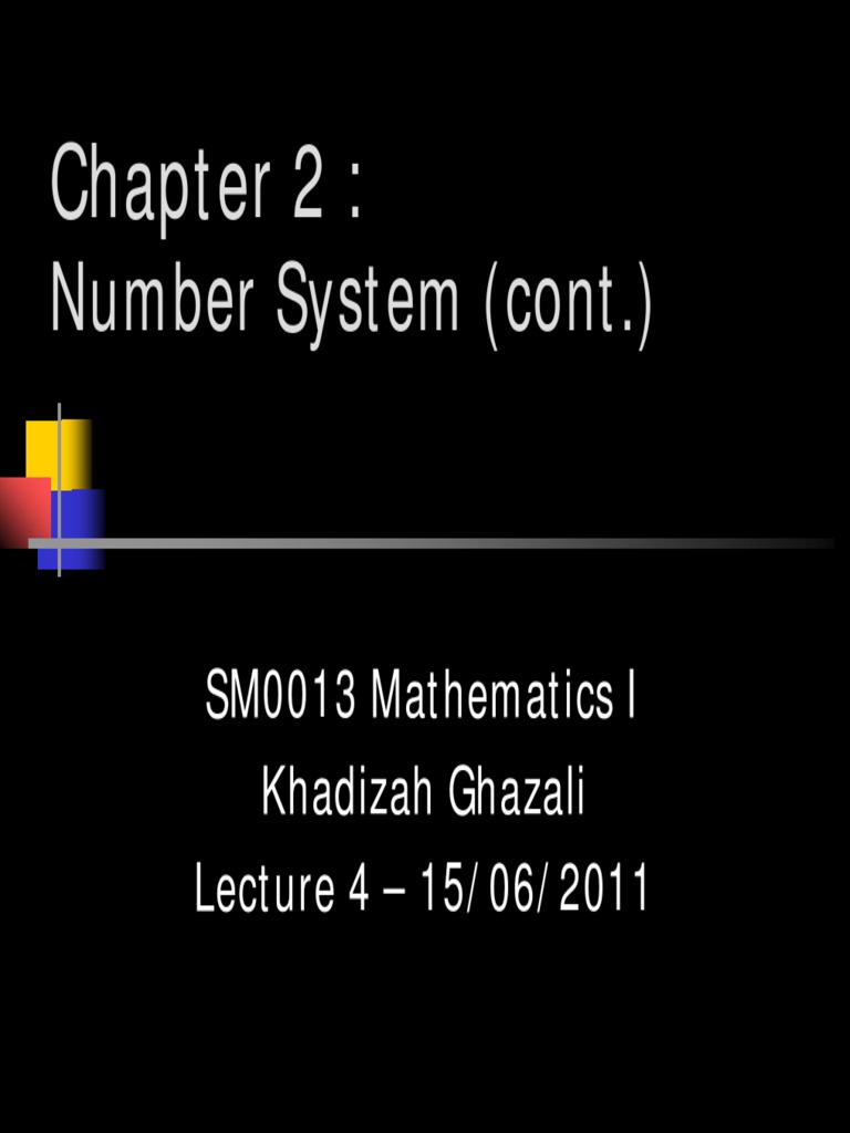 Chapter 2 - Number System II | PDF | Complex Number | Trigonometric Functions