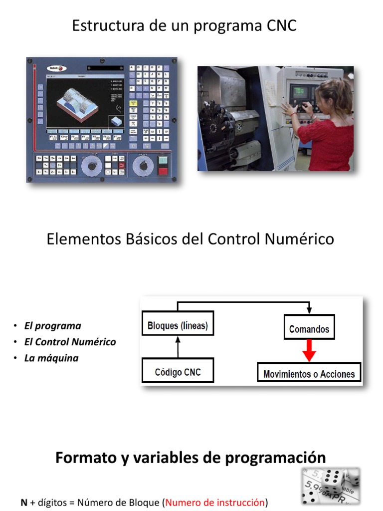 1.8 Estructura de Un Programa CNC | PDF