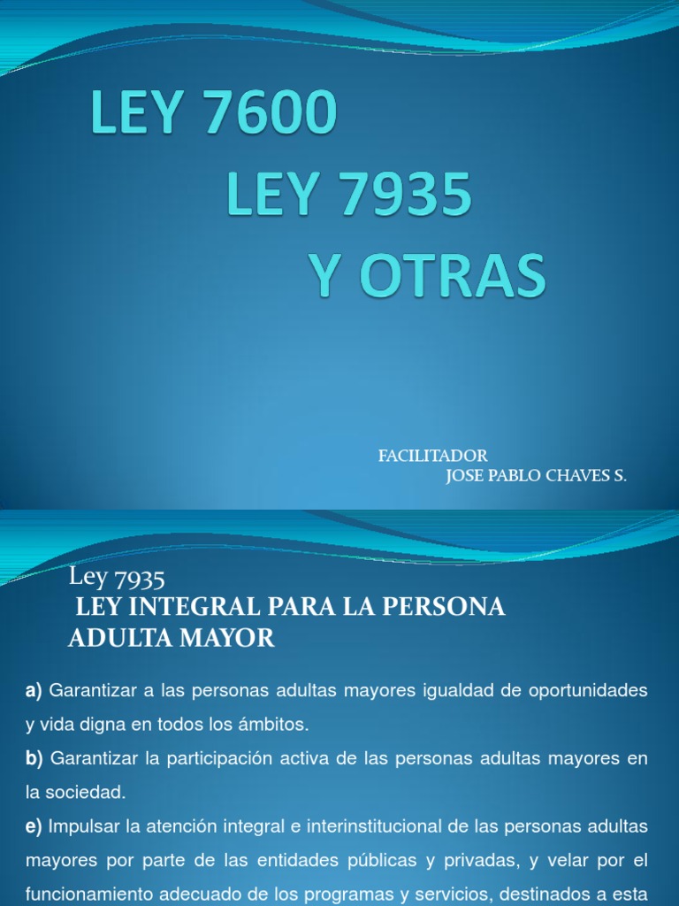 Ley 7600 y 7935 | PDF | Invalidez | Justicia