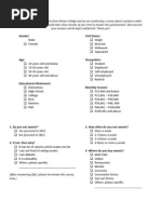 Questionnaire Updated | Confectionery | Bakery