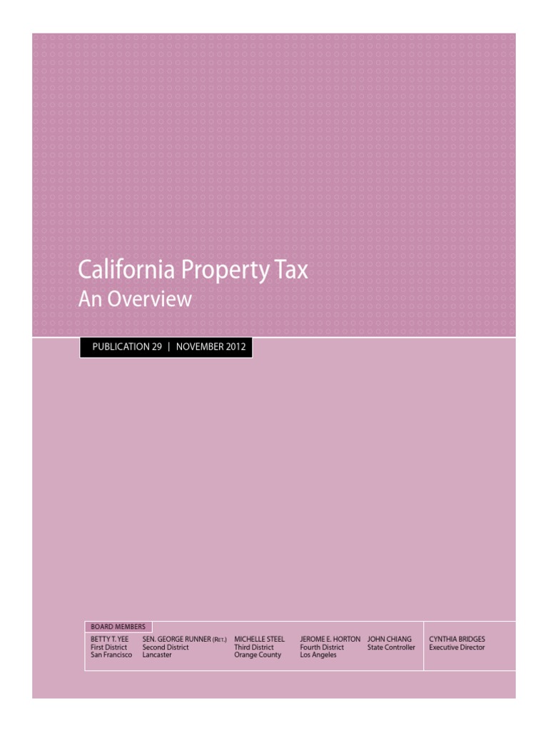 California Property Tax Handbook | PDF | Taxes | Property Tax