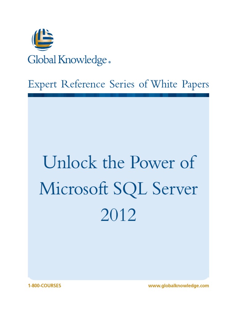 Unlock The Power of Microsoft SQL Server 2012 | PDF | Microsoft Sql Server | Load Balancing ...