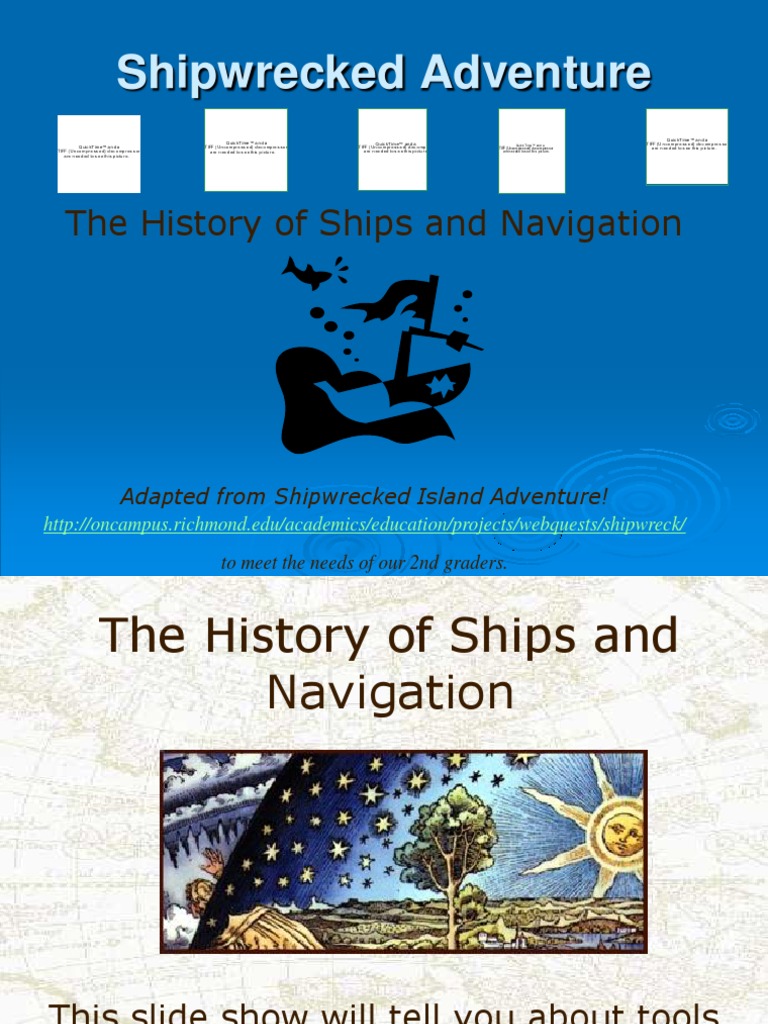 Shipwrecked Adventure: The History of Ships and Navigation | PDF ...