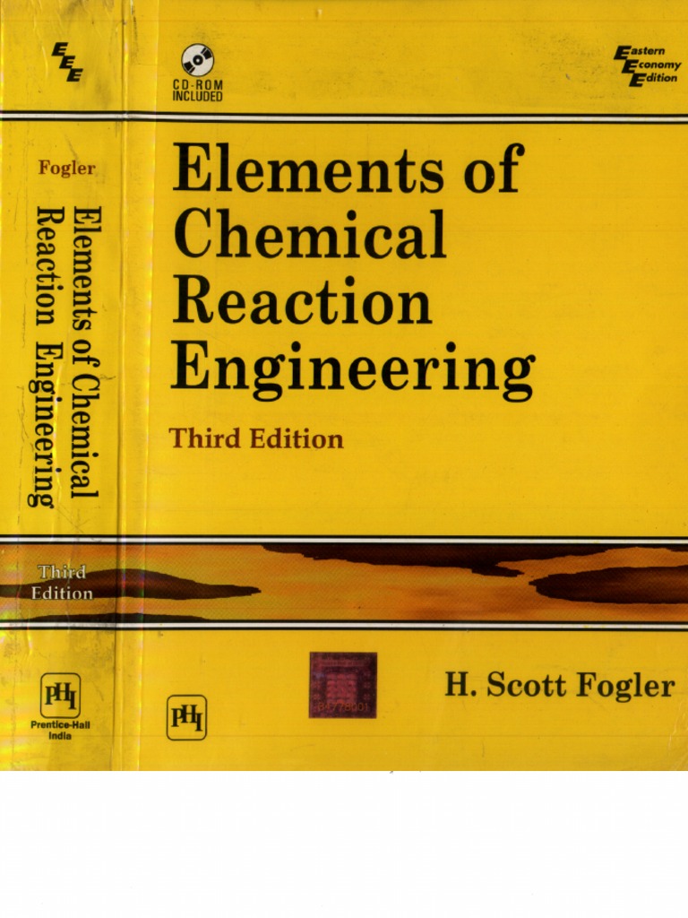 Fogler - Elements of Chemical Reaction Engineering 3a Ed | PDF