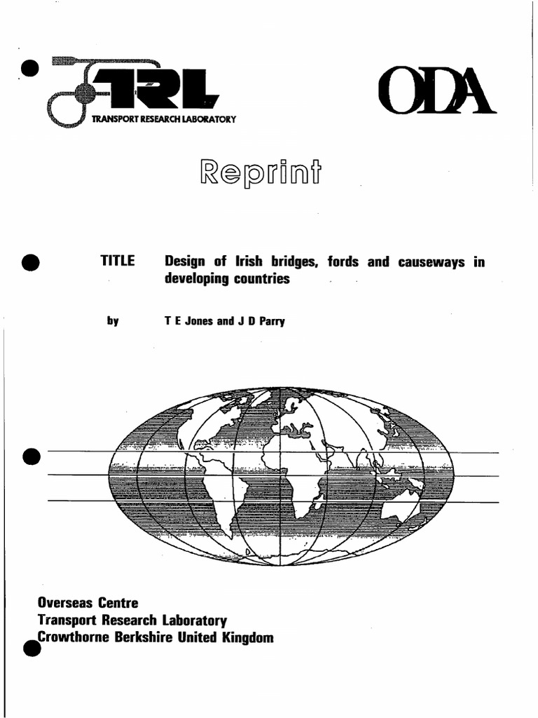 Irish Crossing Design | Download Free PDF | Road | Masonry
