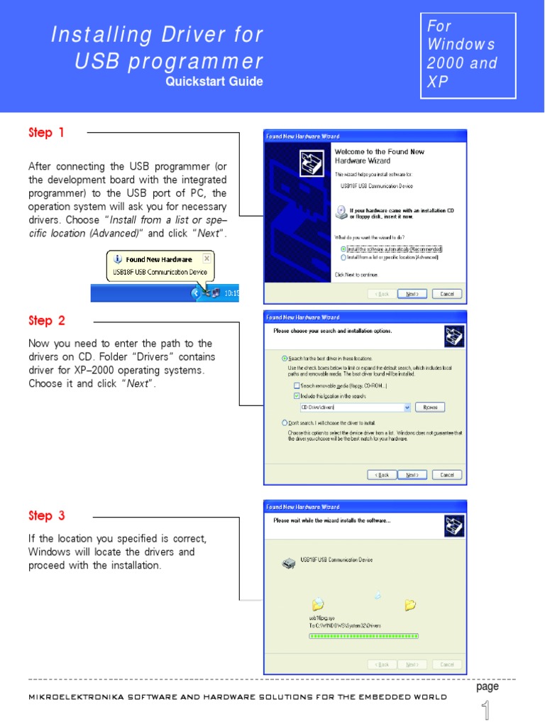 Installing Usb Drivers | PDF | Device Driver | Embedded System
