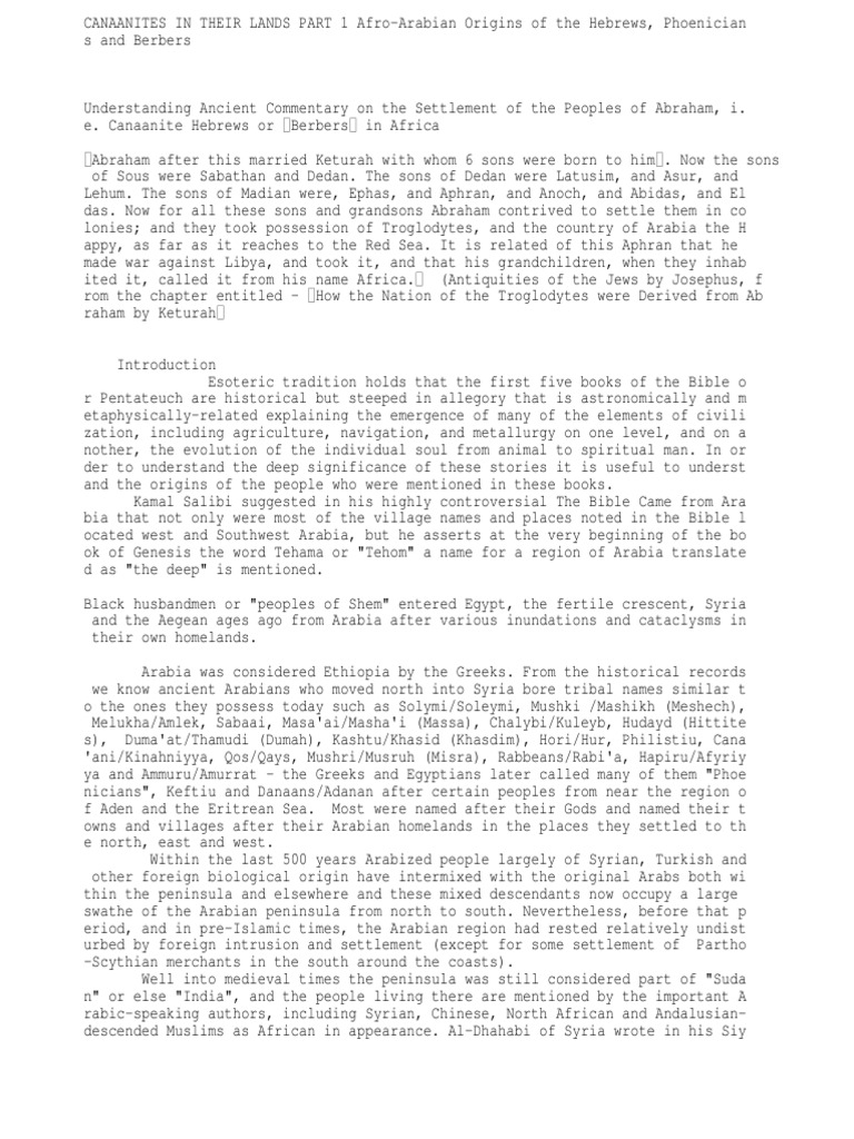 Marniche Phoenicans and Berbers | PDF | Medina | Berbers