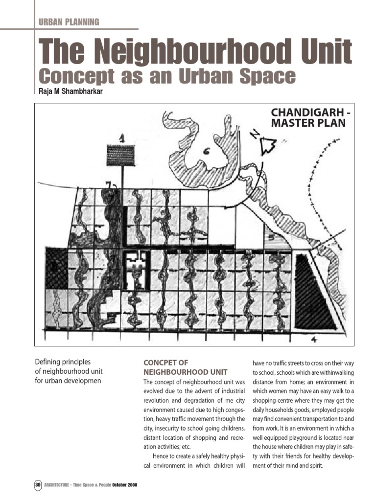 The Neighbourhood Unit: Concept As An Urban Space | Download Free PDF ...