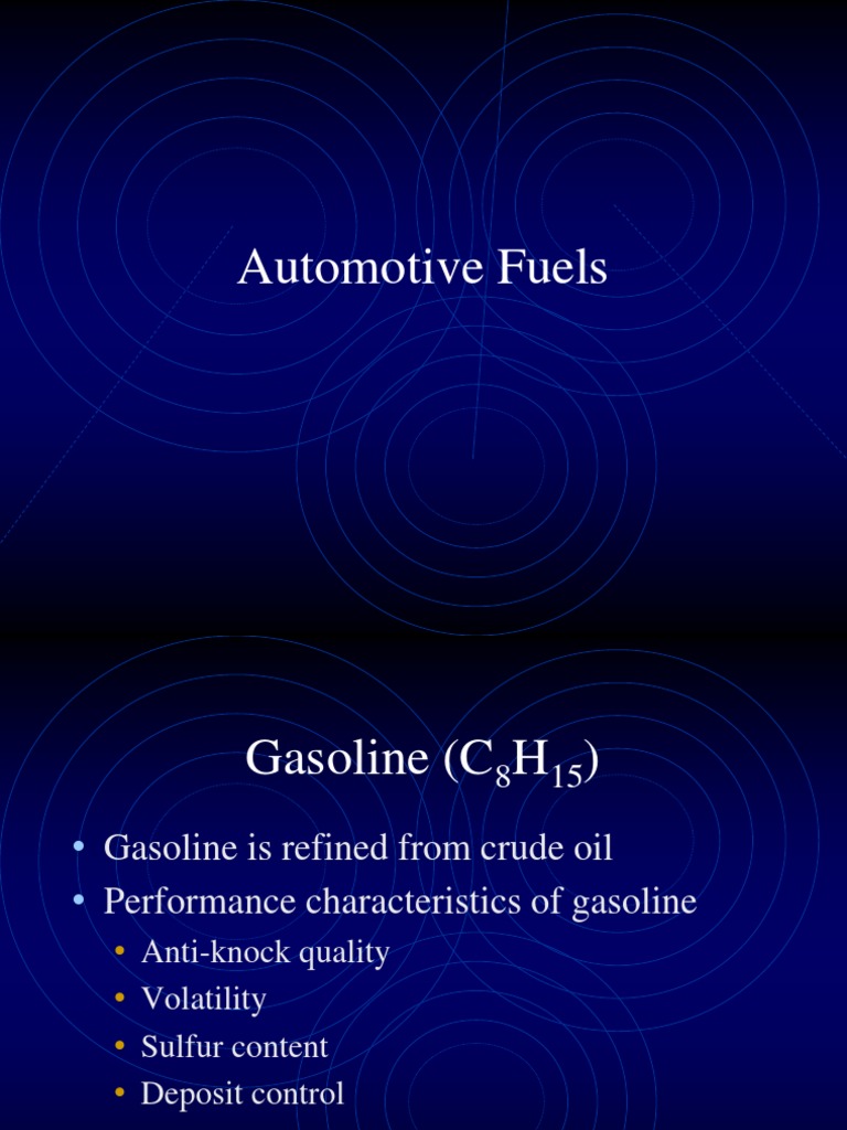 Gasoline | PDF | Gasoline | Machines