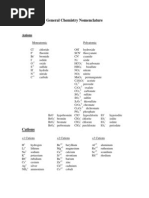 IMDG Segregation Groups Overview | PDF | Ammonium | Mercury (Element)