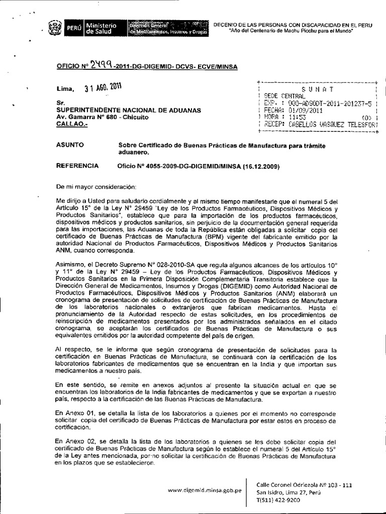 BPM India | PDF | Farmacéutico | Perú