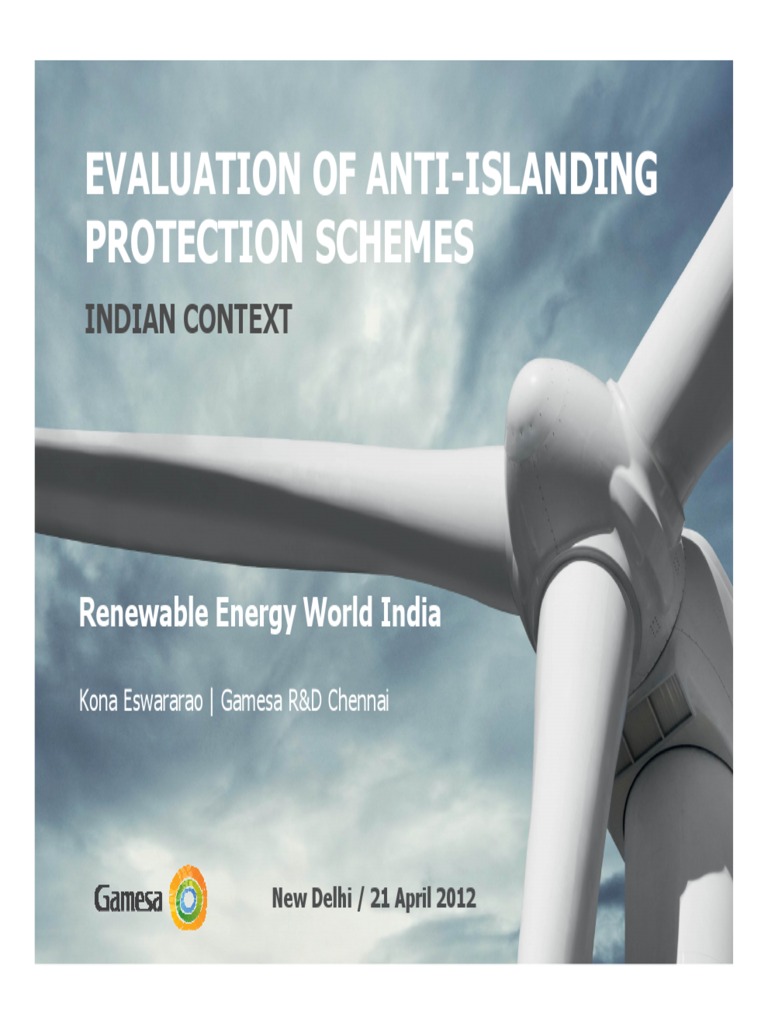 Evaluation of Anti-Islanding Protection Schemes | PDF | Distributed ... Evaluation of Anti-Islanding Protection Schemes | PDF | Distributed ...