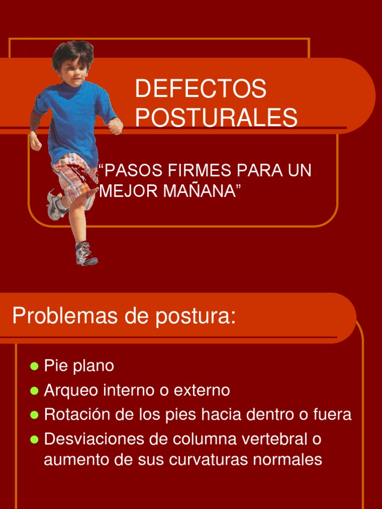 DEFECTOS POSTURALES - Presentacion | PDF | Pie | Rodilla