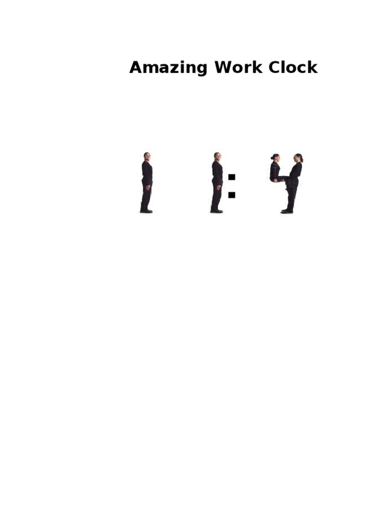Human Clock | PDF
