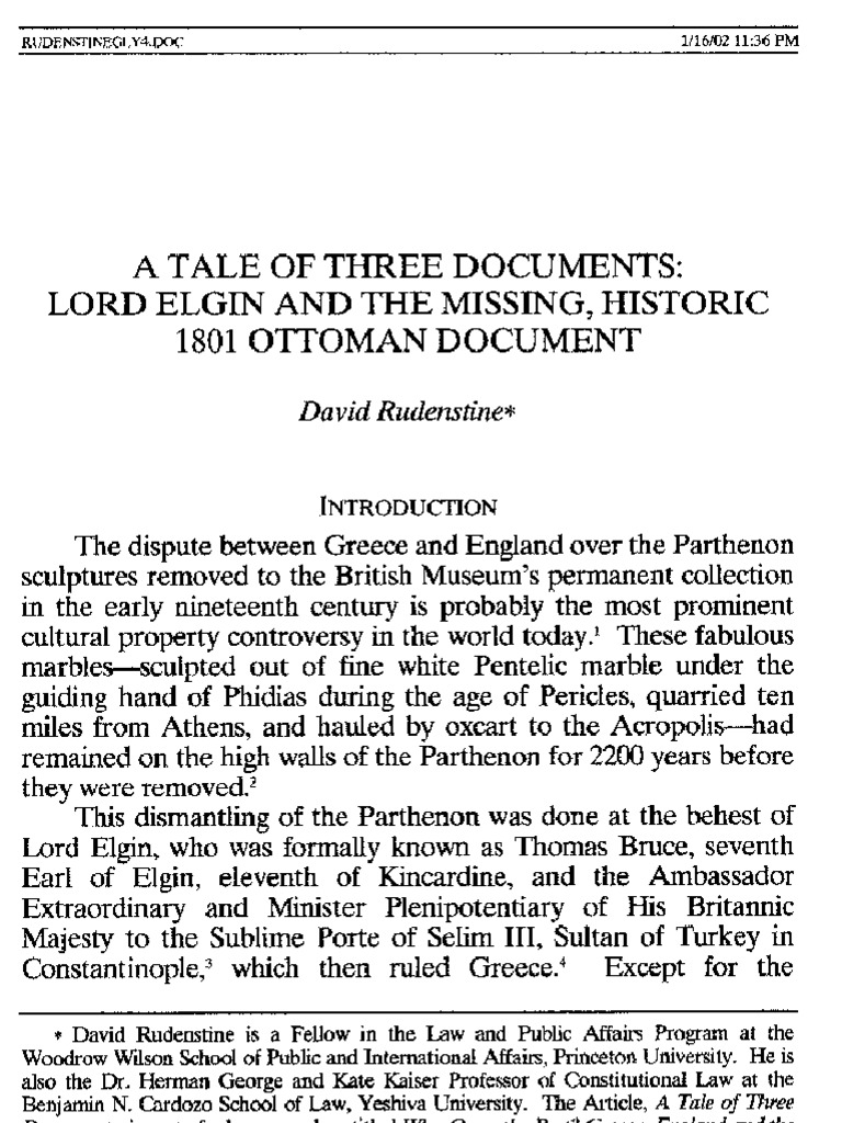 A Tale of Three Documents | PDF