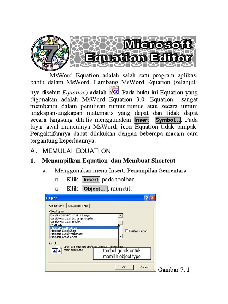 Microsoft Equation Editor3 Pdf