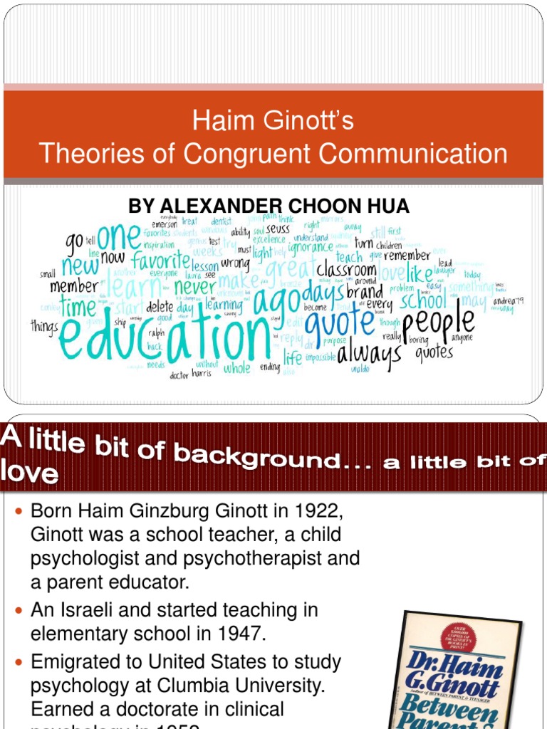 Theory of Congruent Communication | PDF | Behavior | Action (Philosophy)