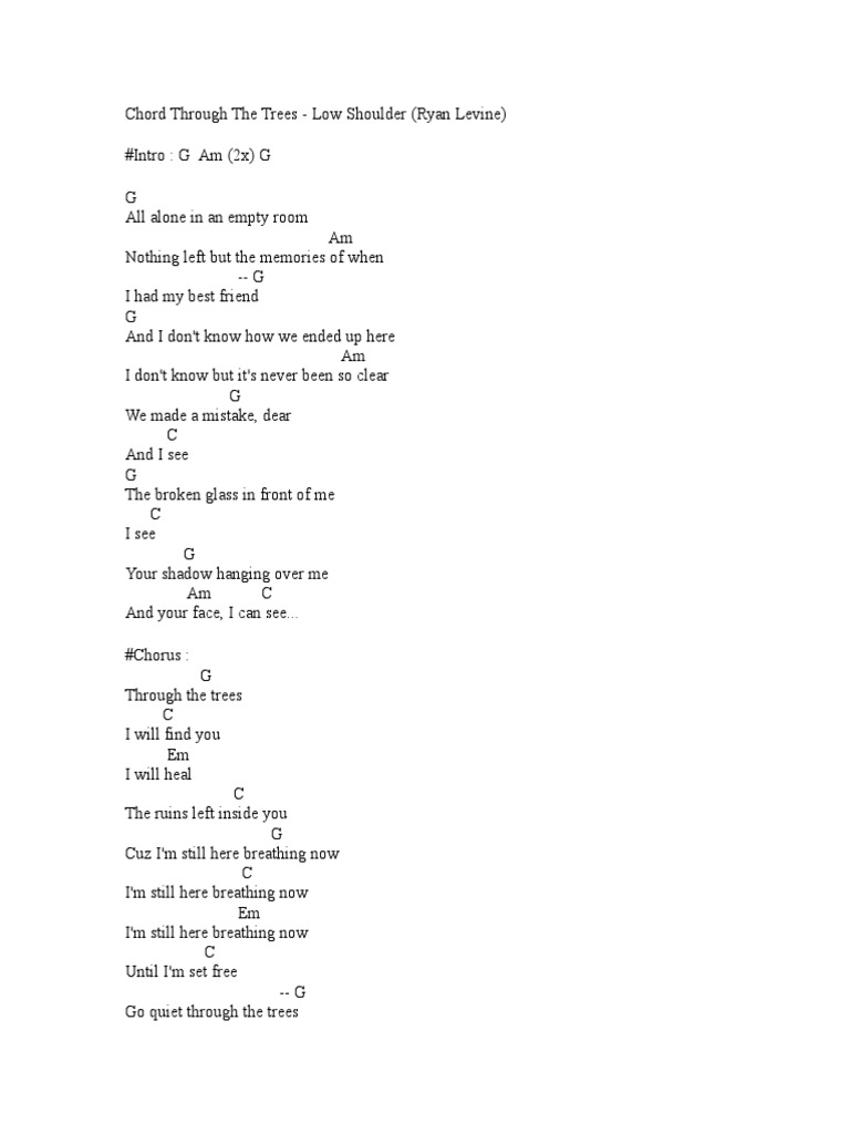 Chord Through The Trees | PDF