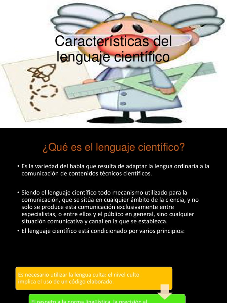 Características Del Lenguaje Científico | PDF | Objetividad (filosofía ...