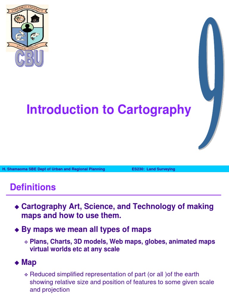 Introduction To Cartography | PDF | Map | Cartography