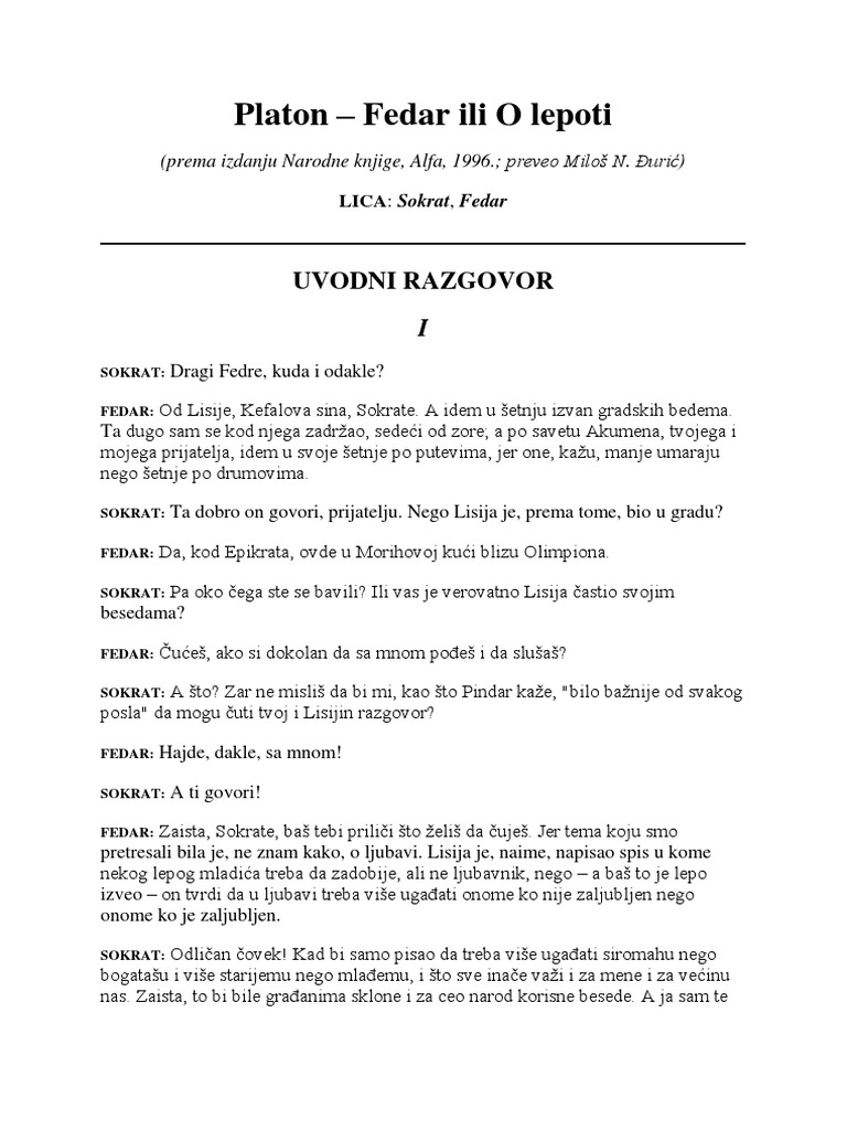 Fedar Platon | PDF