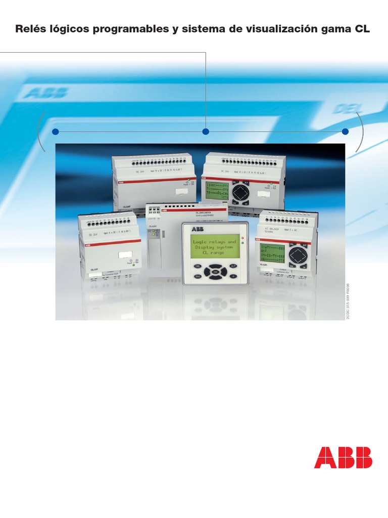 ABB Relés Lógicos Programables y Sistema de Visualización Gama | PDF ...