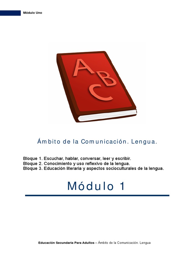 Lengua Modulo 1 | PDF | Diccionario | Comunicación
