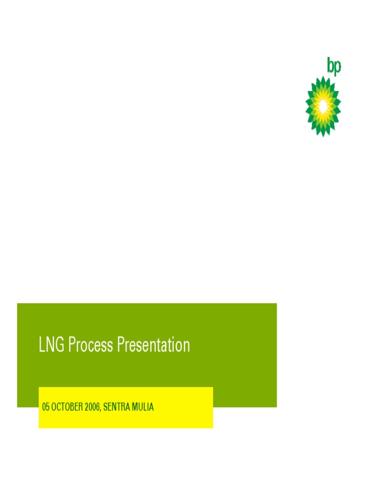 LNG Process Presentation | PDF