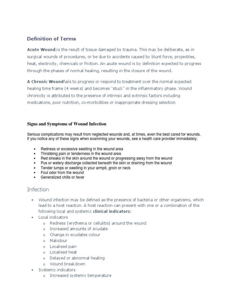 Wound Care Pdf Wound Wound Healing
