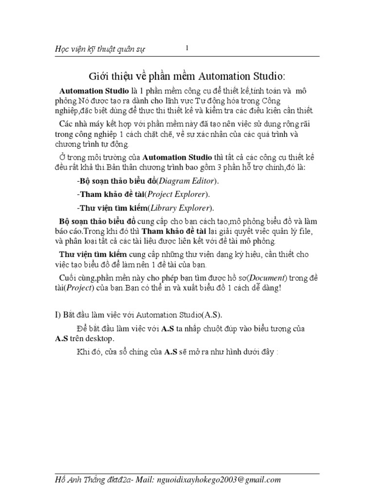 Tai Lieu Automation Studio v5.2 | PDF