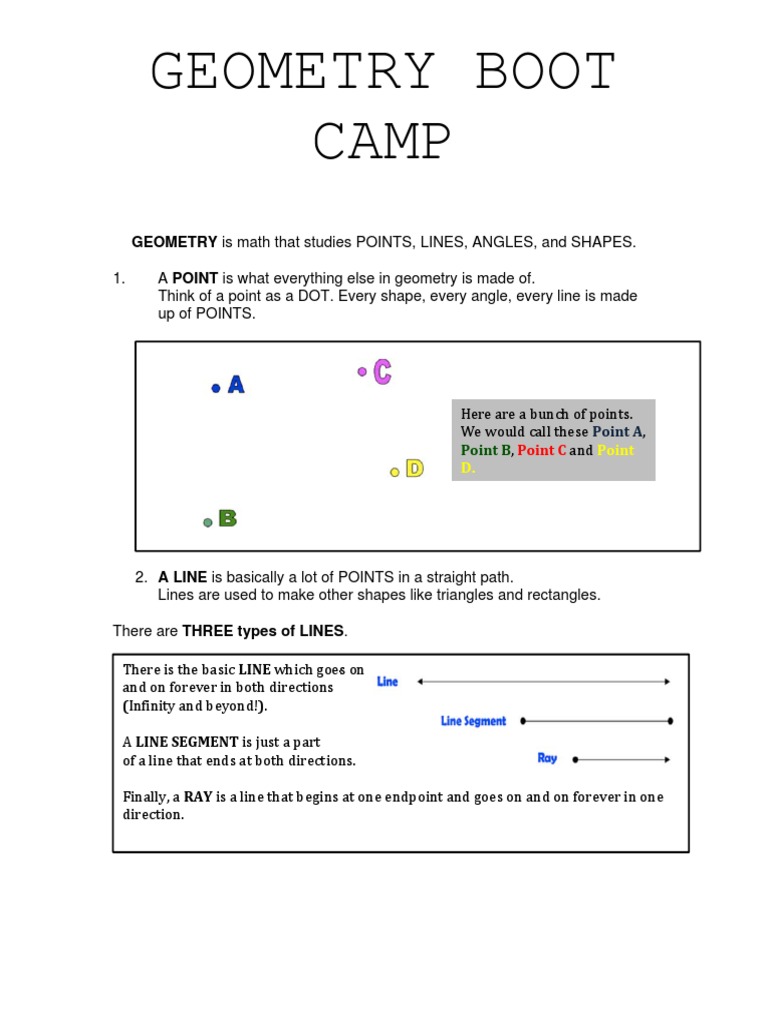 Geometry Boot Camp | PDF | Shape | Area
