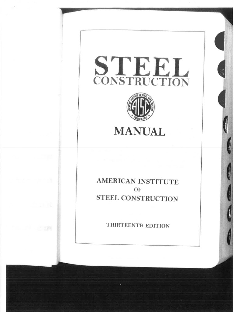 AISC Steel Manual - Snug Tight Bolts | PDF