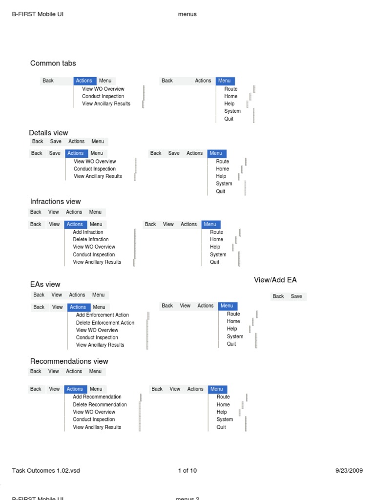 Visio-Task Outcomes 1.02 | PDF | Menu | Computing
