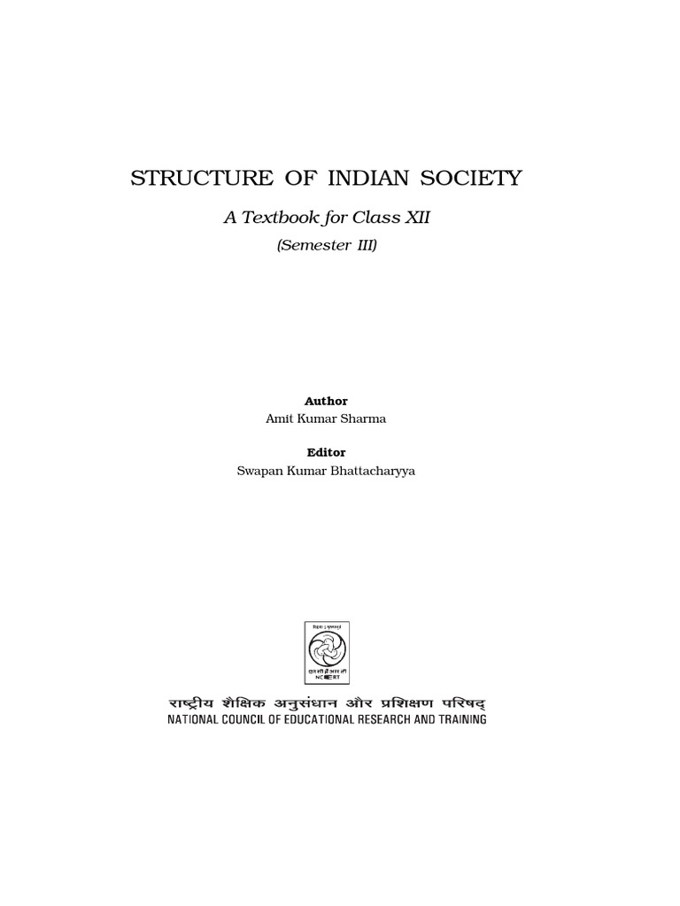Structure of Indian Society | PDF | Languages Of India | Demography