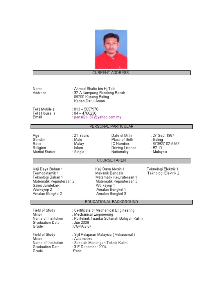 Resume BDK Poli PTSB | PDF | Mechanical Engineering | Nature