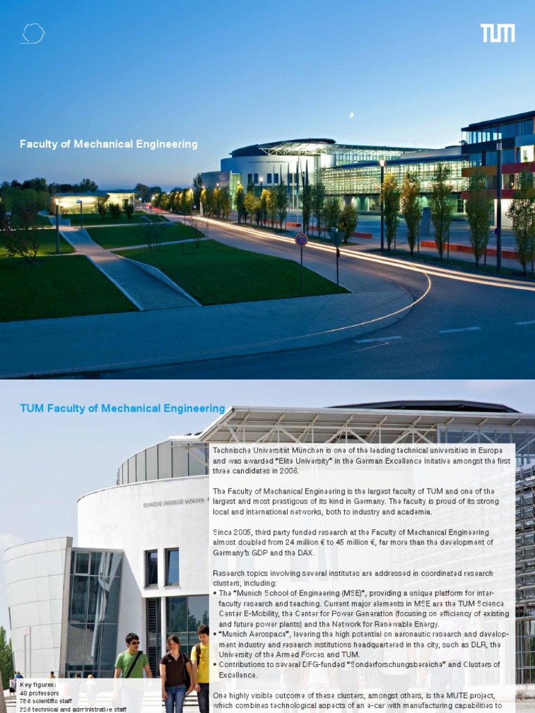 TUM Mechanical Engineering | PDF | Energy Development | Engineering