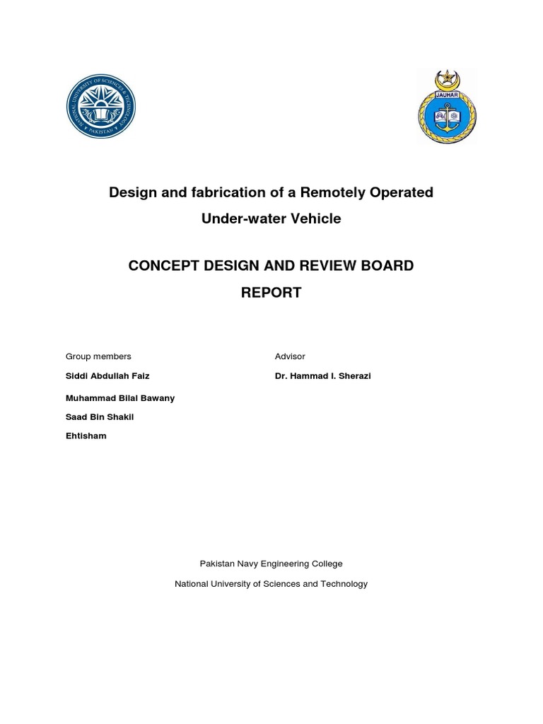 CDRB Report - Final Draft | PDF | Buoyancy | Mechanical Engineering
