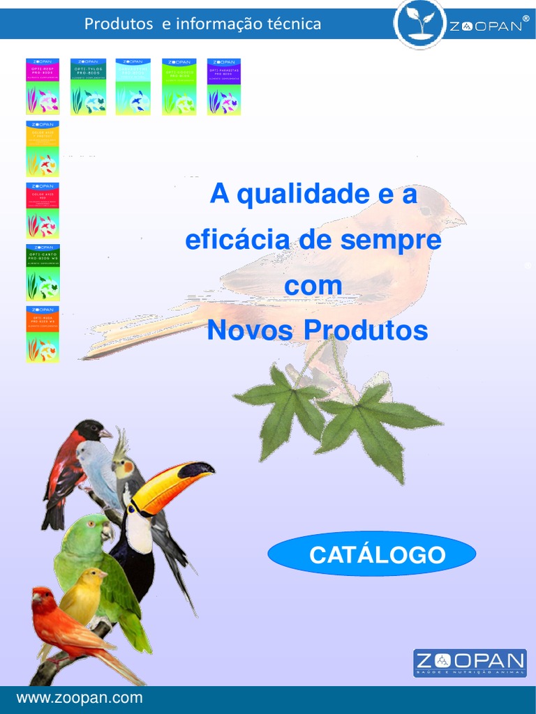 Brochura de Ornitofilia | PDF | Vitamina | Aves
