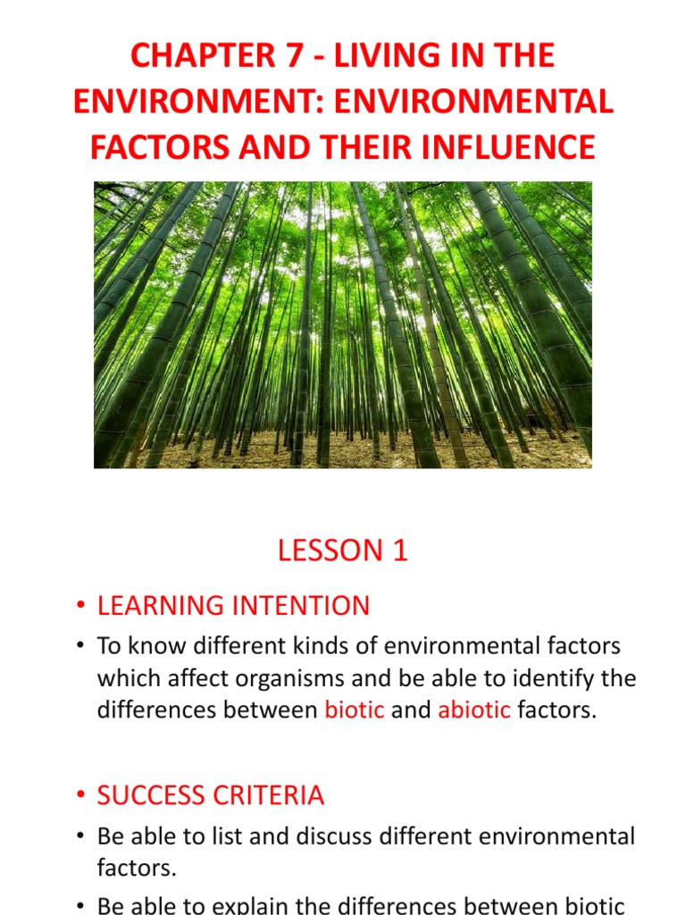 Chapter 7 - Living in The Environment | PDF | Stoma | Auxin