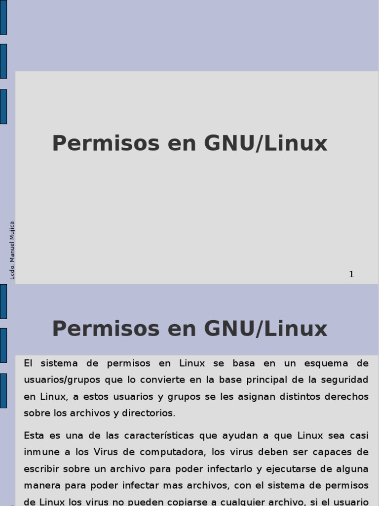 Permisos Linux | PDF