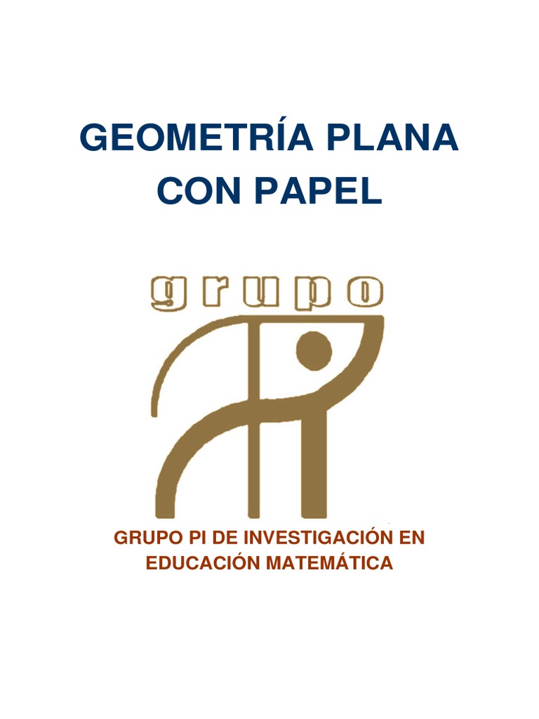Geometría Plana Con Papel | PDF | Origami | Triángulo