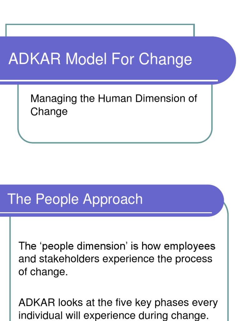Adkar Model | Reinforcement | Awareness
