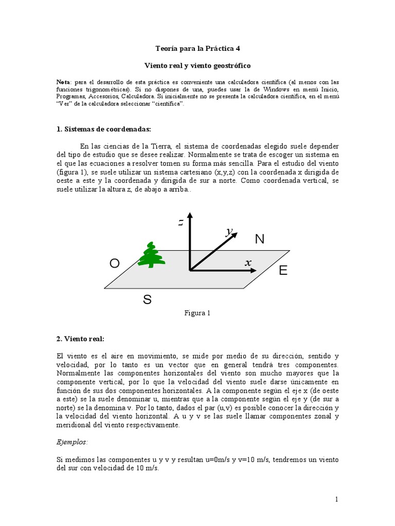 Viento Geostrofico | PDF | Velocidad del viento | Sistema de ...
